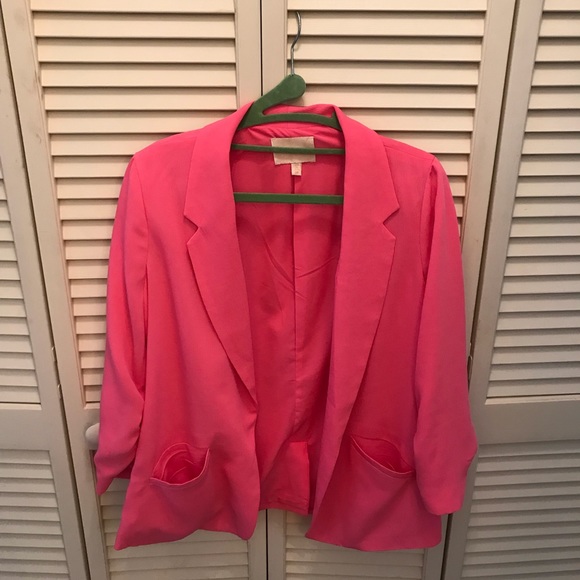 Jackets & Coats | Hot Pink Blazer | Poshmark